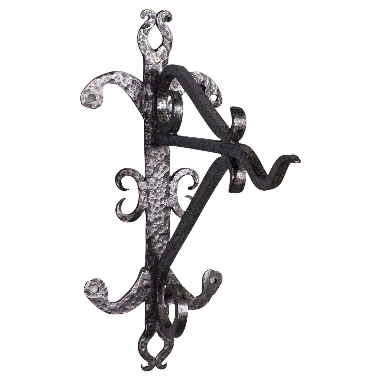 Antique Saddle Rack, English, Victorian, Wall Mounted, Forged Iron ...