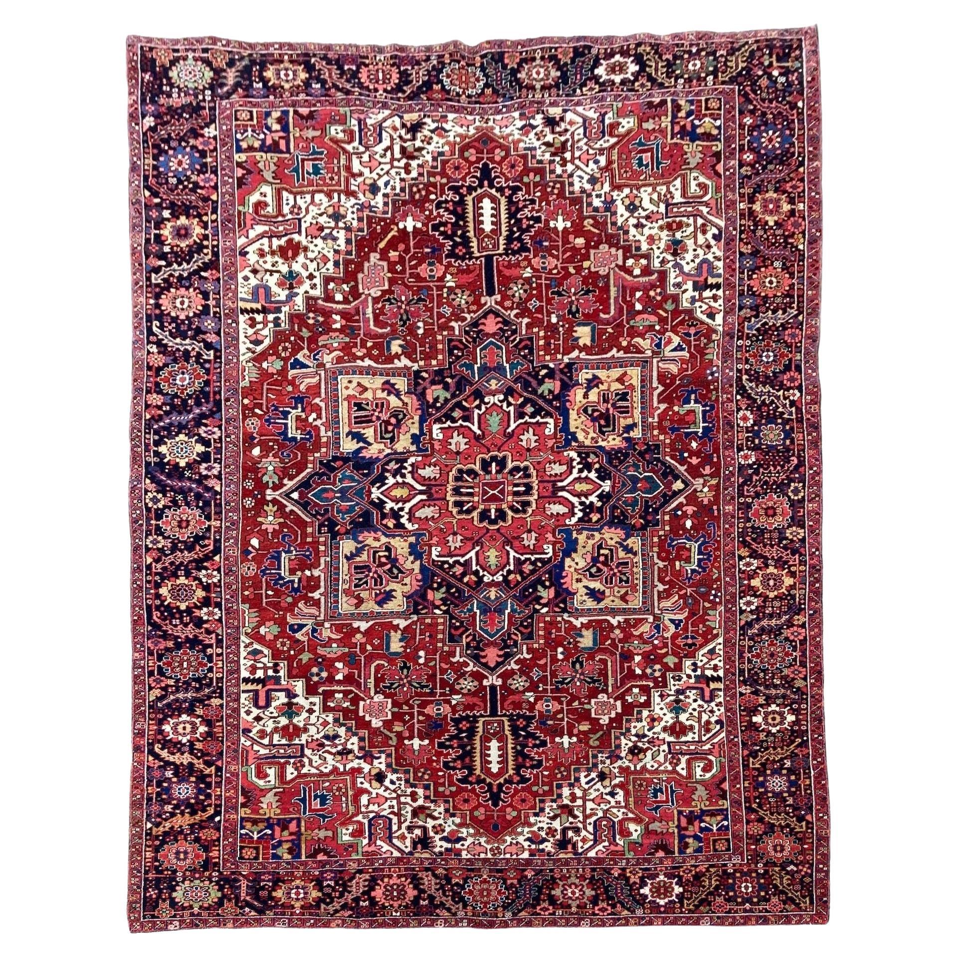 Antique Heriz Carpet, Persia For Sale at 1stDibs