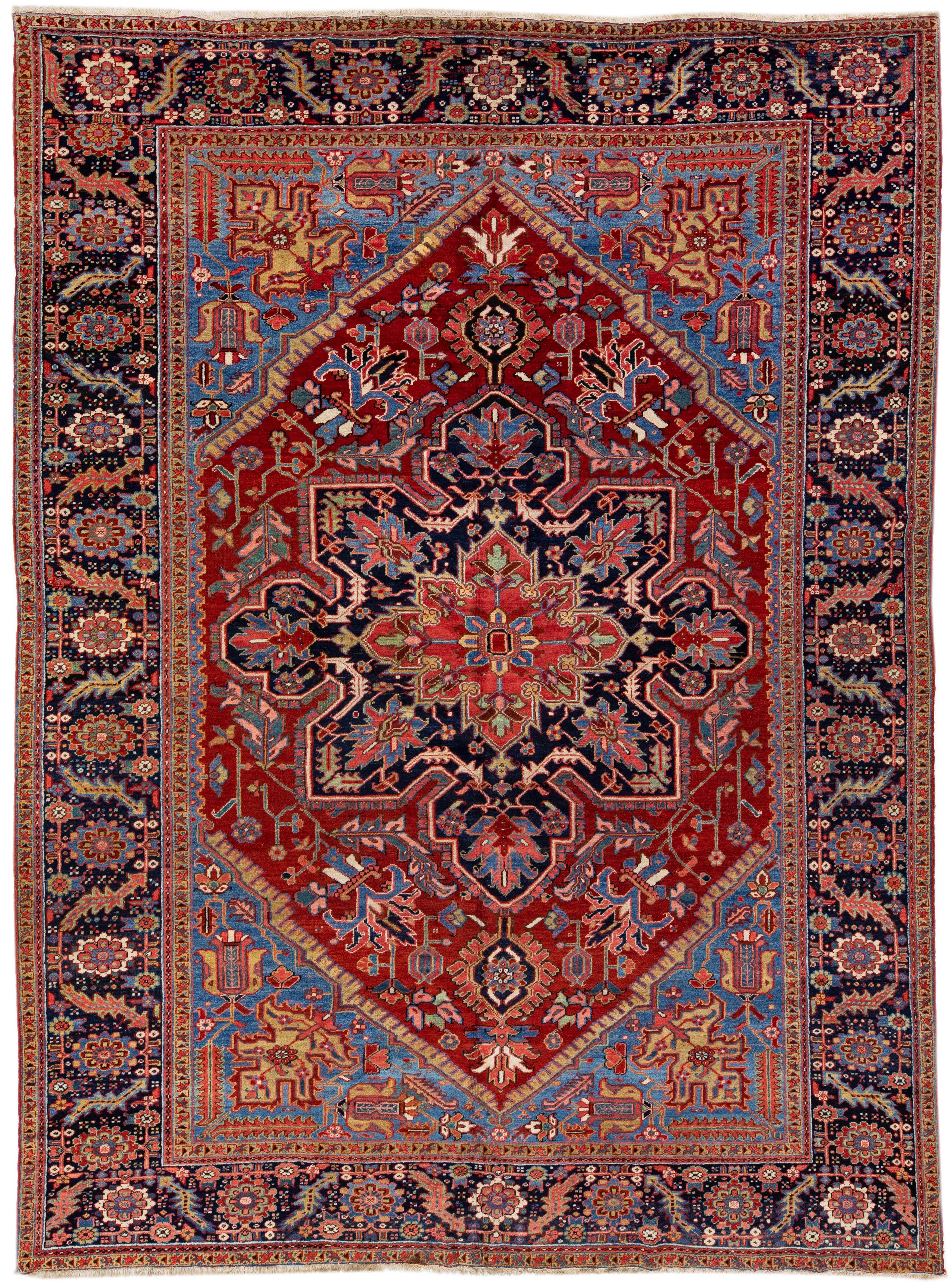 Antique Persian Heriz Rug For Sale at 1stDibs | heriz rugs for sale