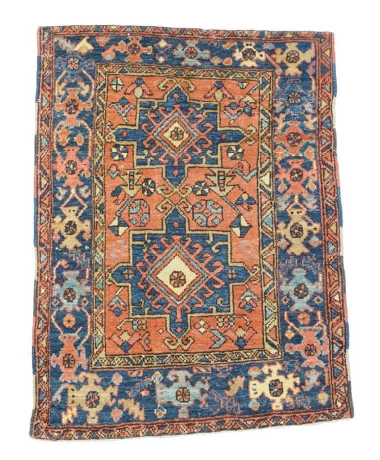 Antique Heriz Rug For Sale at 1stDibs