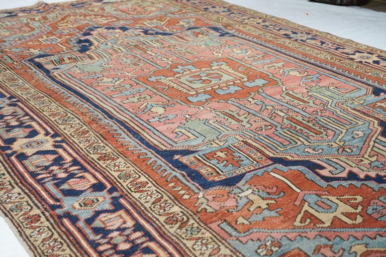 Antique Heriz Rug For Sale at 1stDibs