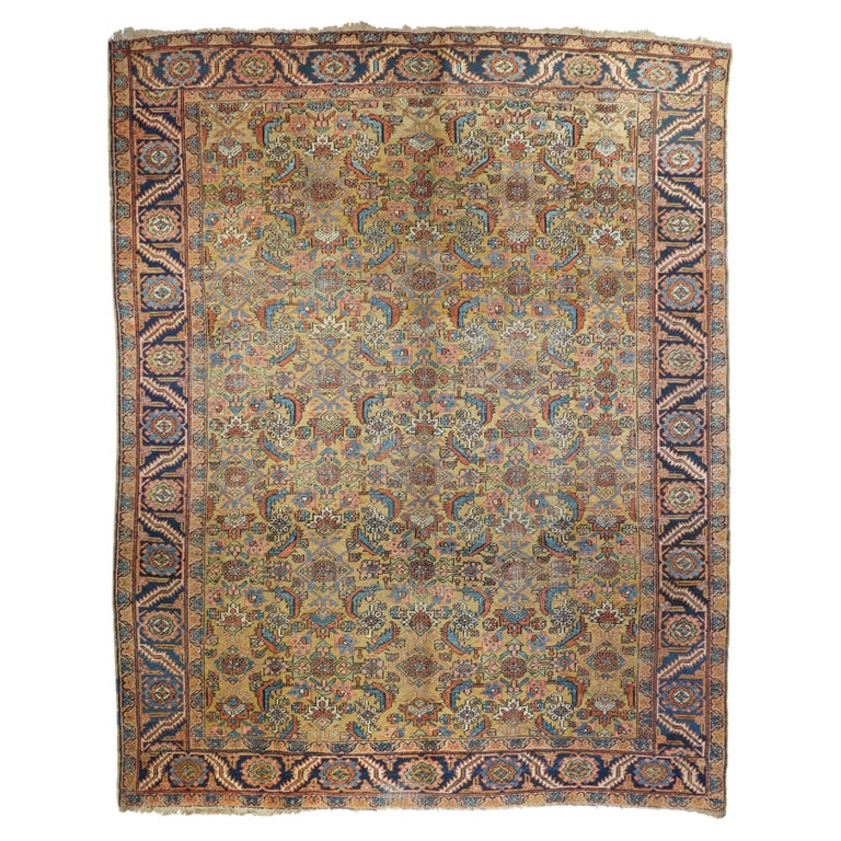 Antique Heriz Rug For Sale at 1stDibs