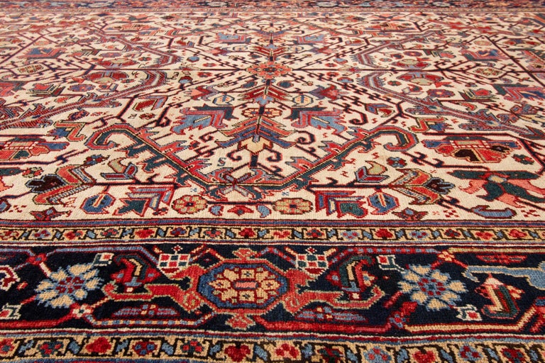 Antique Heriz Rug at 1stDibs