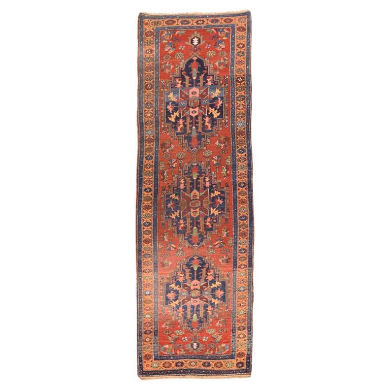 Antique Heriz Runner For Sale at 1stDibs