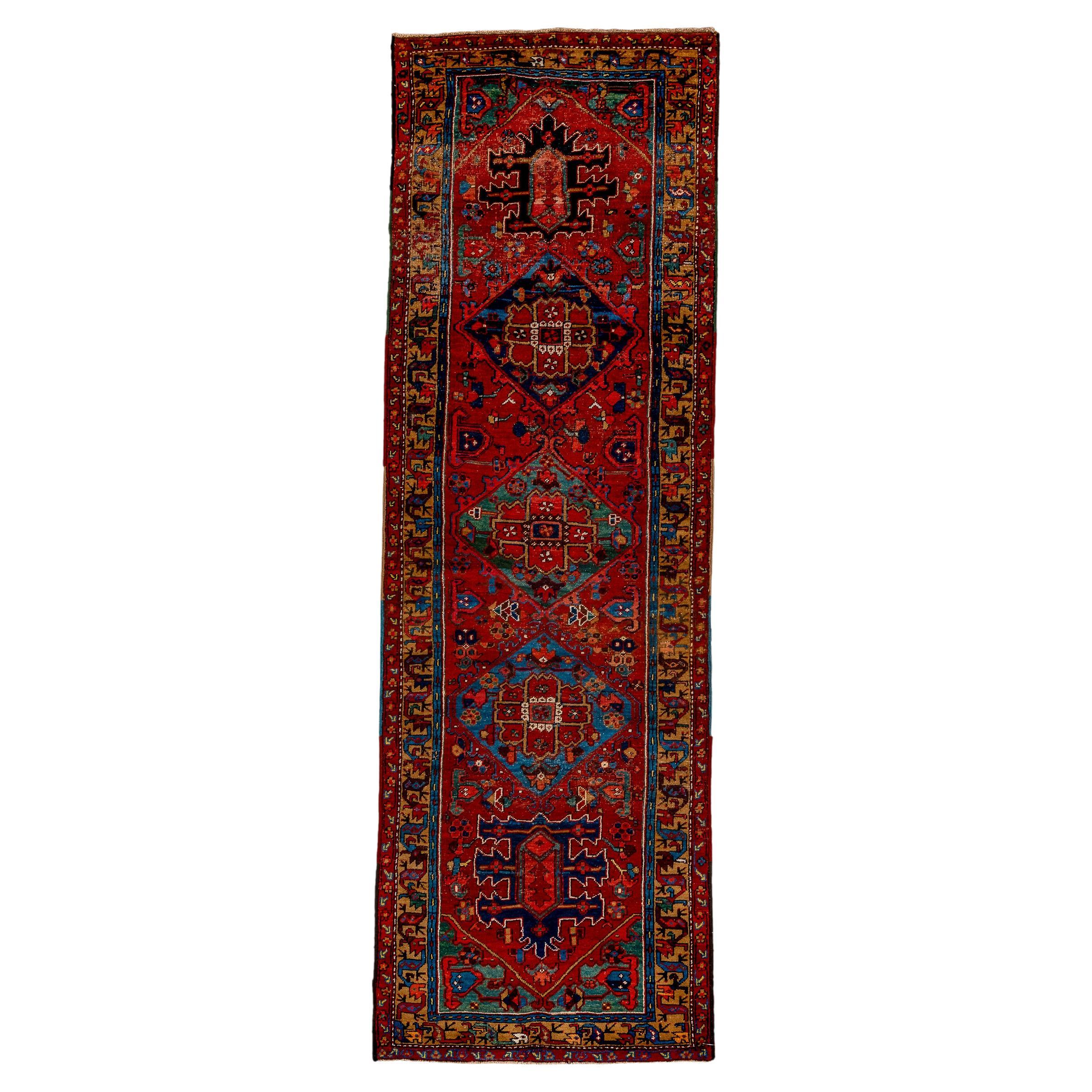 Antique Heriz Runner at 1stDibs