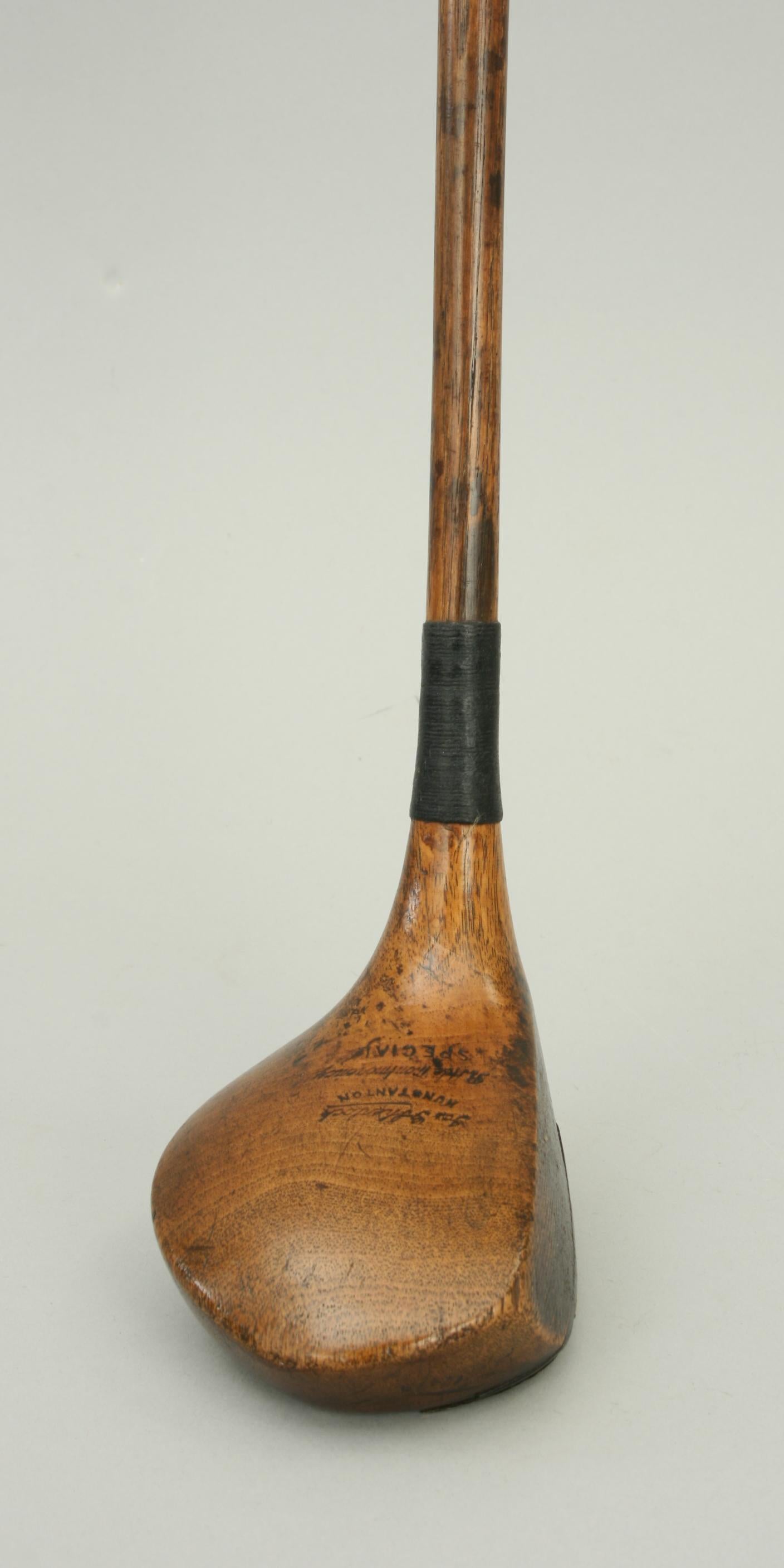 Antique Hickory Golf Club, Driver, Hunstanton, circa 1920 at 1stDibs