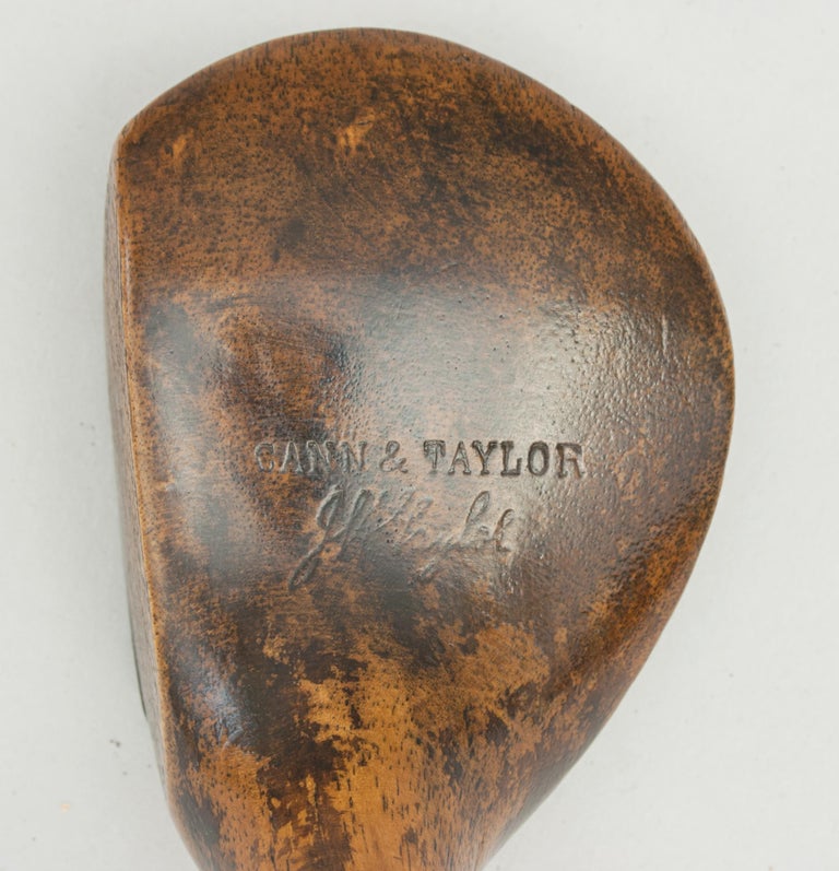 Antique Hickory Golf Club, J. H. Taylor, Cann and Taylor Golf Club at ...