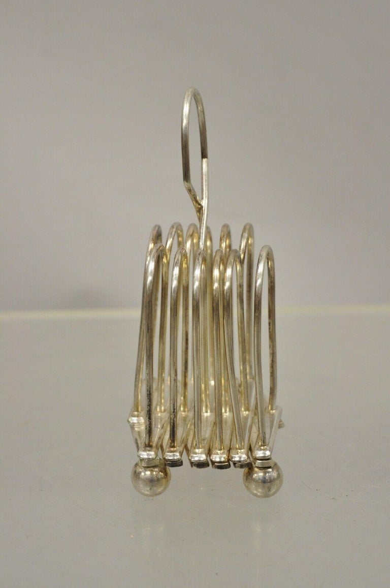 Antique HL and Co Silver Plated Edwardian Folding Expanding Toast Rack ...