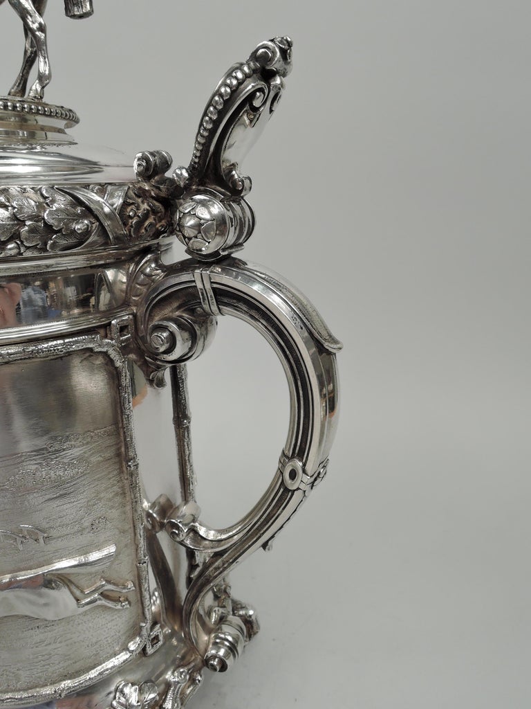 Antique Horse Race Tankard with German Imperial Association For Sale at ...