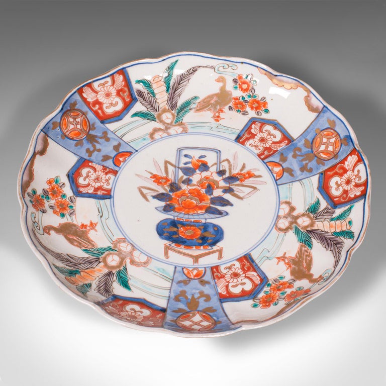 Antique Imari Plate, Japanese, Hand Painted, Ceramic, Serving Dish ...
