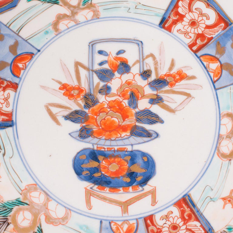 Antique Imari Plate, Japanese, Hand Painted, Ceramic, Serving Dish ...