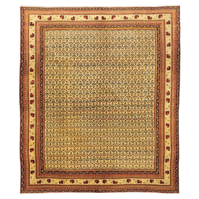 Antique Indian Agra Carpet, 19th Century For Sale at 1stDibs