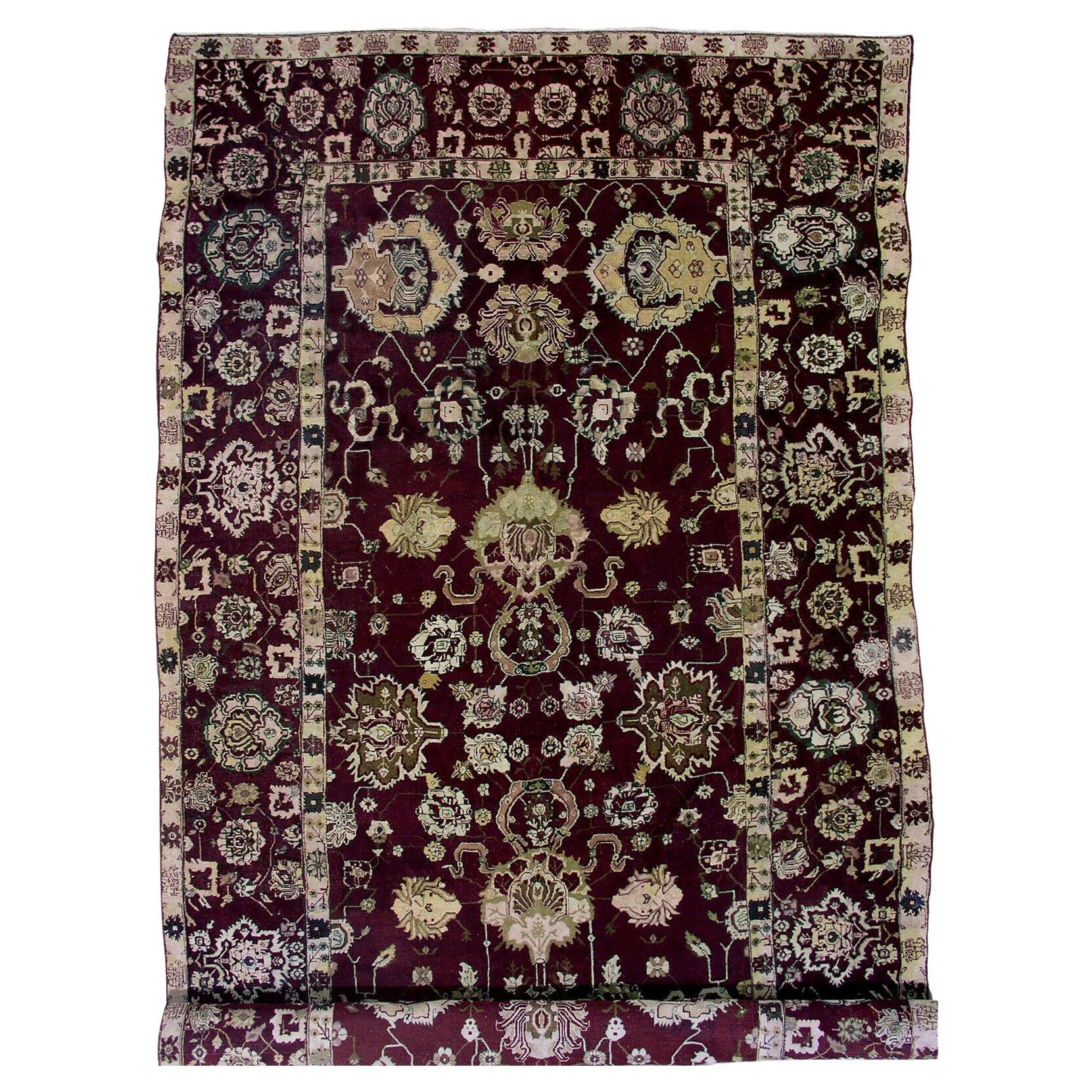 Antique Indian Agra, circa 1880 For Sale at 1stDibs
