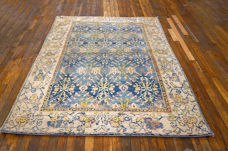 Antique Indian Agra, Cotton Rug For Sale at 1stDibs