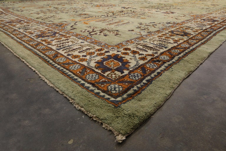 Antique Indian Agra Hotel Lobby Size Rug with Weeping Willow Tree of ...