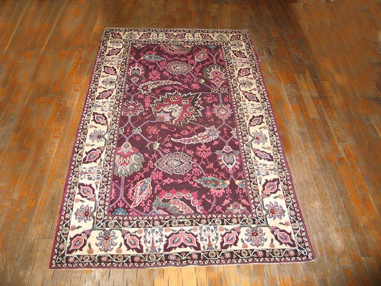 Antique Indian Agra Rug For Sale at 1stDibs