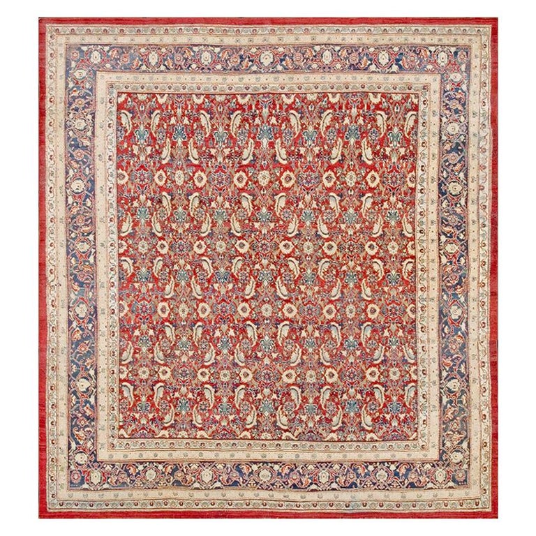 Antique Indian Agra Rug For Sale at 1stDibs