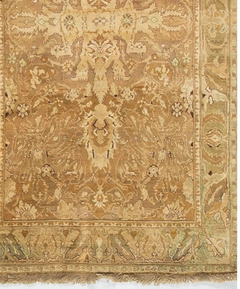 Antique Agra Rug, Carpet Circa 1880 For Sale at 1stDibs
