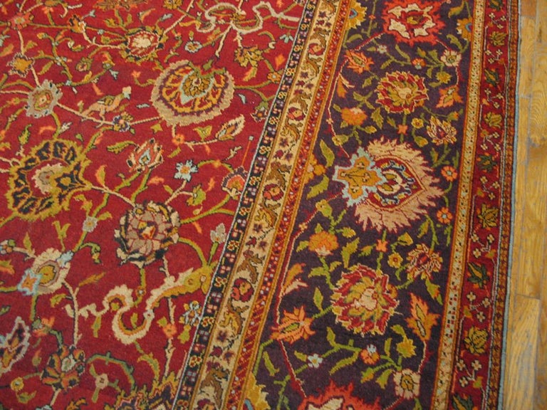 Antique Indian Agra Rug For Sale at 1stDibs