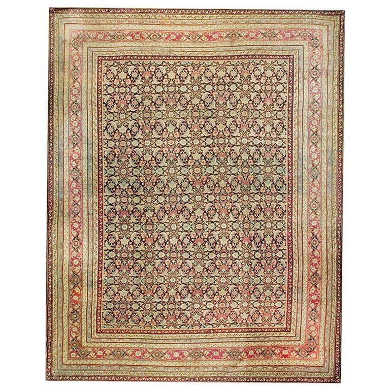 Antique Indian Agra Rug For Sale at 1stDibs