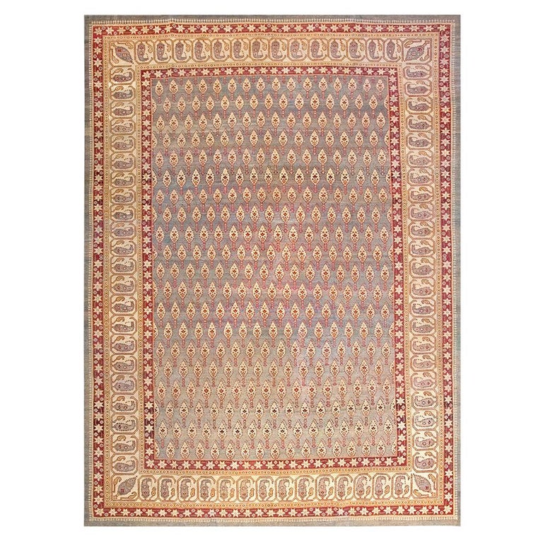 Antique Indian Agra Rug For Sale at 1stDibs