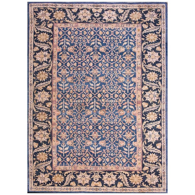 Antique Indian Agra Rug For Sale at 1stDibs