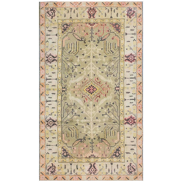 Antique Indian Agra Rug For Sale at 1stDibs