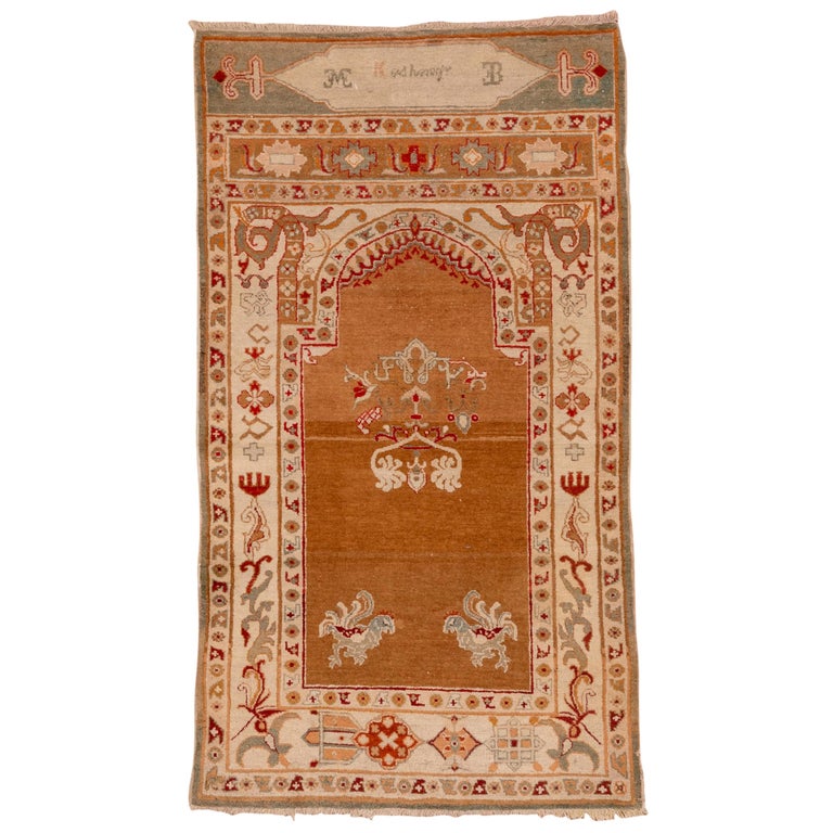 Antique Indian Amritzar Prayer Rug For Sale at 1stDibs