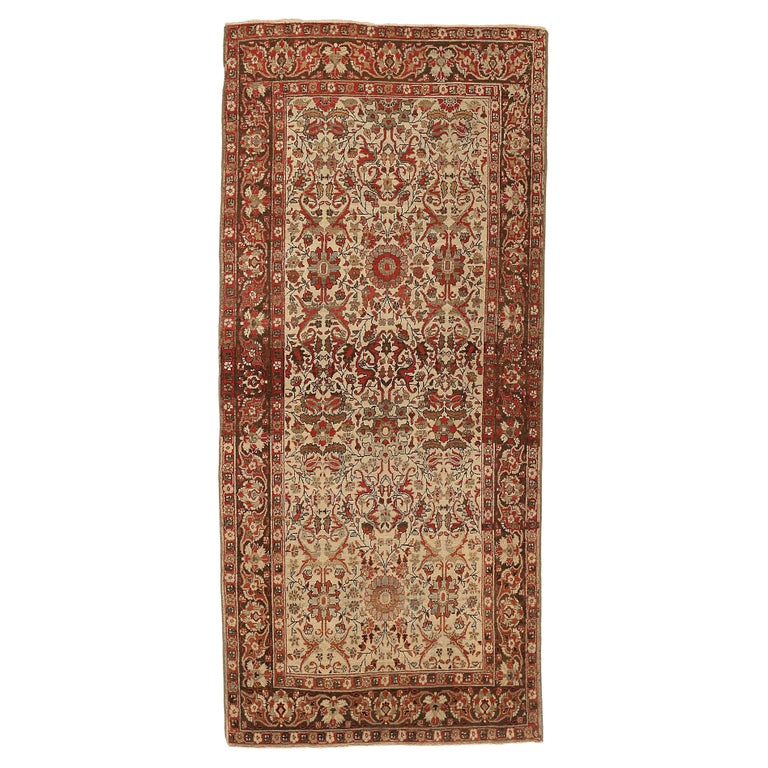 Antique Indian Area Rug Agra Design For Sale at 1stDibs