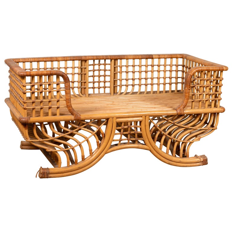 Indian Bamboo Howdah Settee Original Used for Sitting on an Elephant at ...
