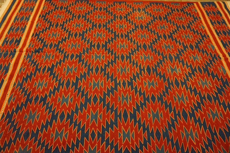 Antique Indian Dhurrie Rug For Sale at 1stDibs