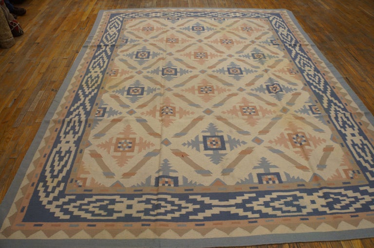 Antique Indian Dhurrie Rug For Sale at 1stDibs