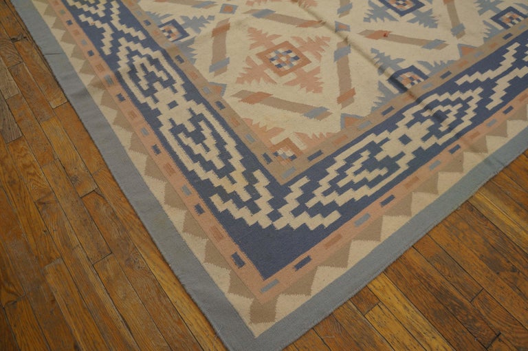 Antique Indian Dhurrie Rug For Sale at 1stDibs