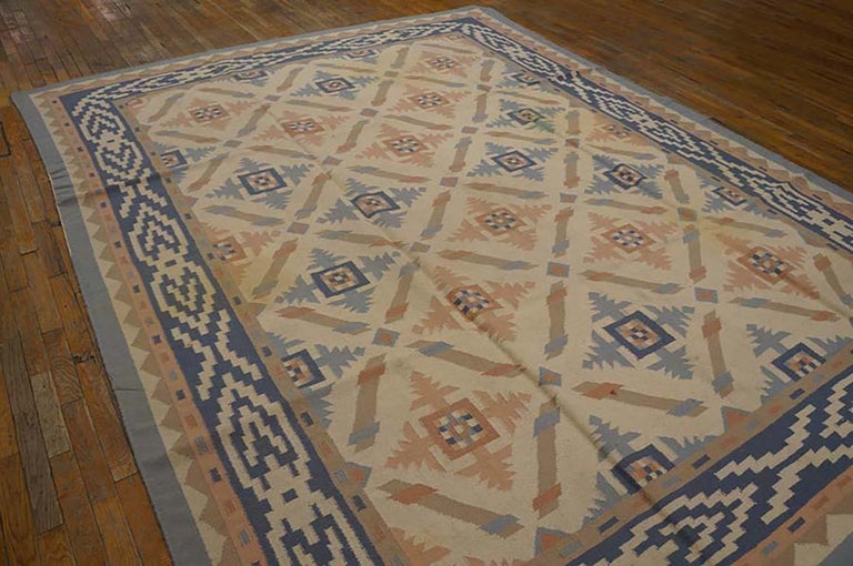 Antique Indian Dhurrie Rug For Sale at 1stDibs