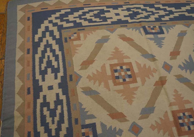 Antique Indian Dhurrie Rug For Sale at 1stDibs