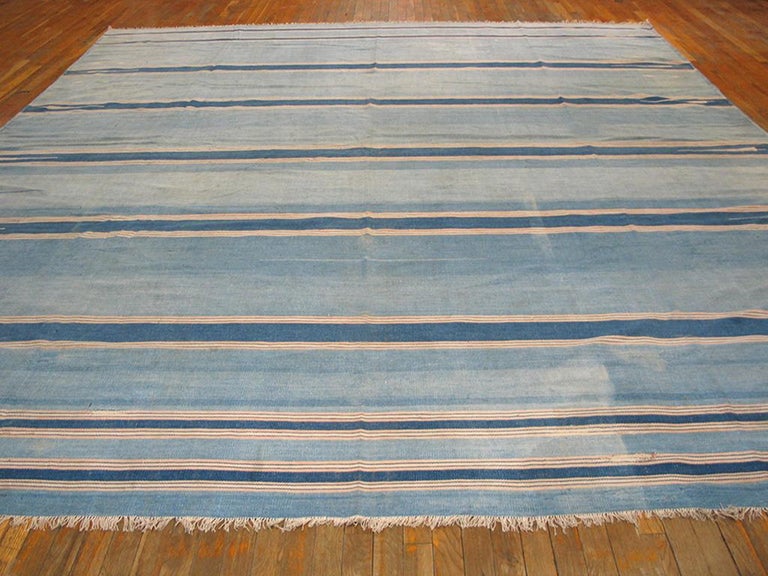 Antique Indian Dhurrie Rug at 1stDibs