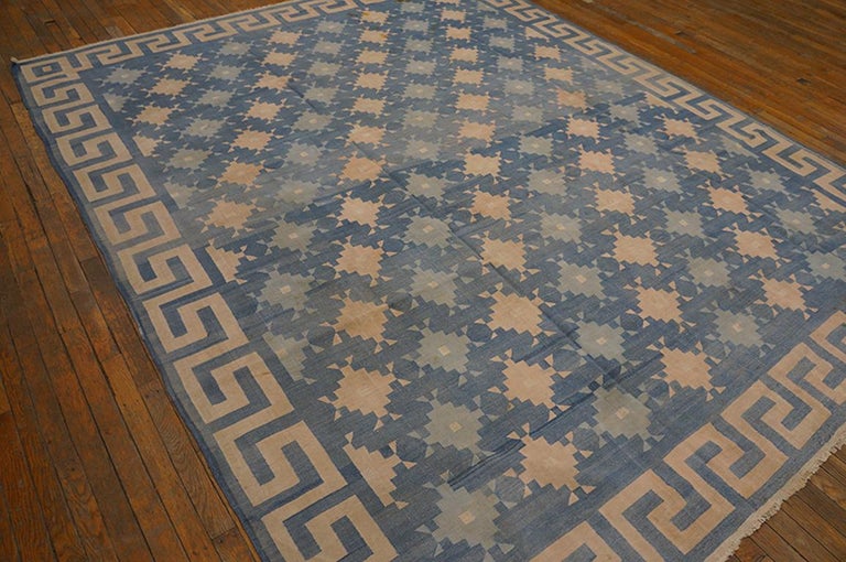 Antique Indian Dhurrie Rug at 1stDibs