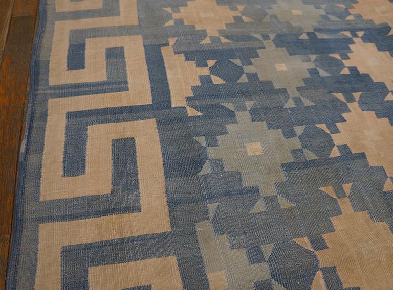 Antique Indian Dhurrie Rug at 1stDibs