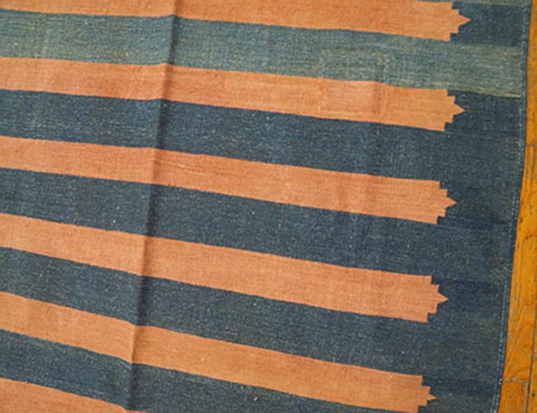Antique Indian Dhurrie Rug at 1stDibs