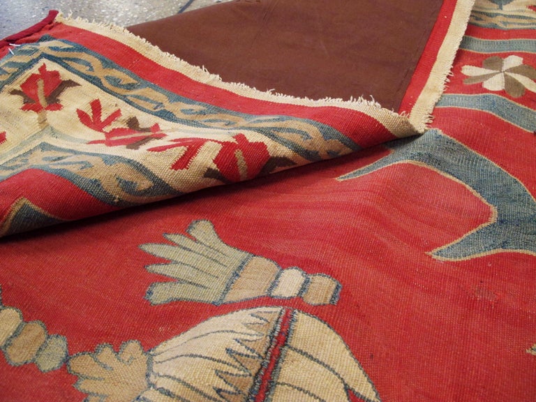 Antique Indian Dhurrie Rug For Sale at 1stDibs