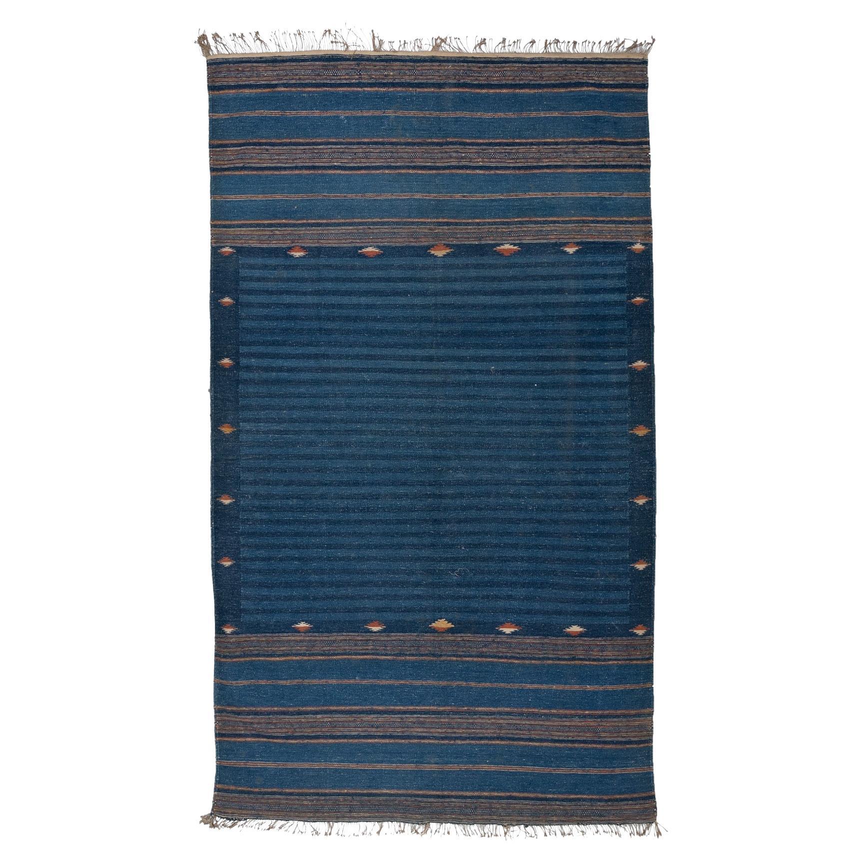 Antique Indian Dhurrie Rug at 1stDibs