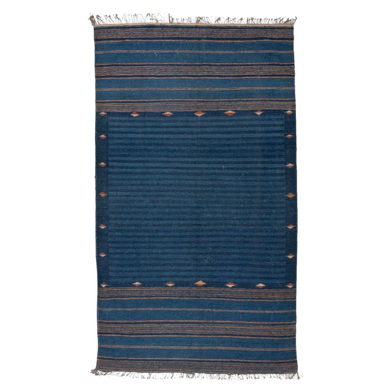Antique Indian Dhurrie Rug For Sale at 1stDibs