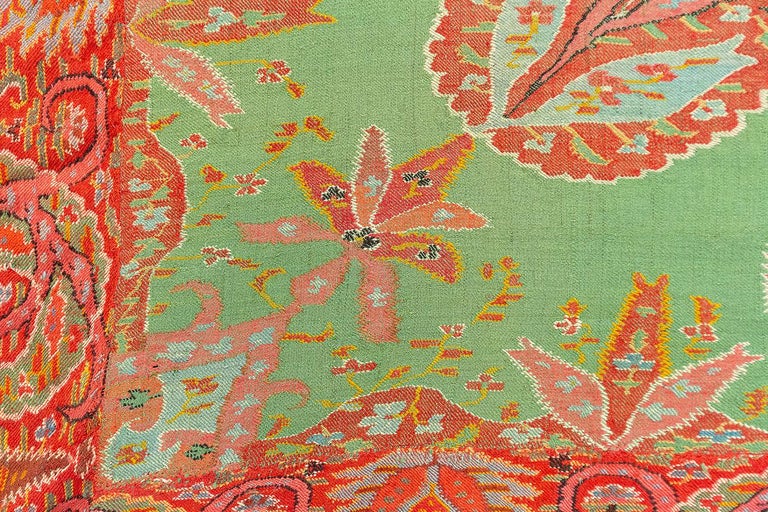 Antique Indian Kashmir Shawl Textile, 19th Century For Sale at 1stDibs