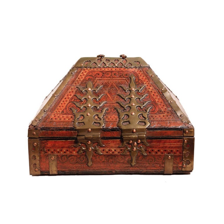 Antique Indian Kerala Dowry Box, Malabar, Northern Kerala at 1stDibs