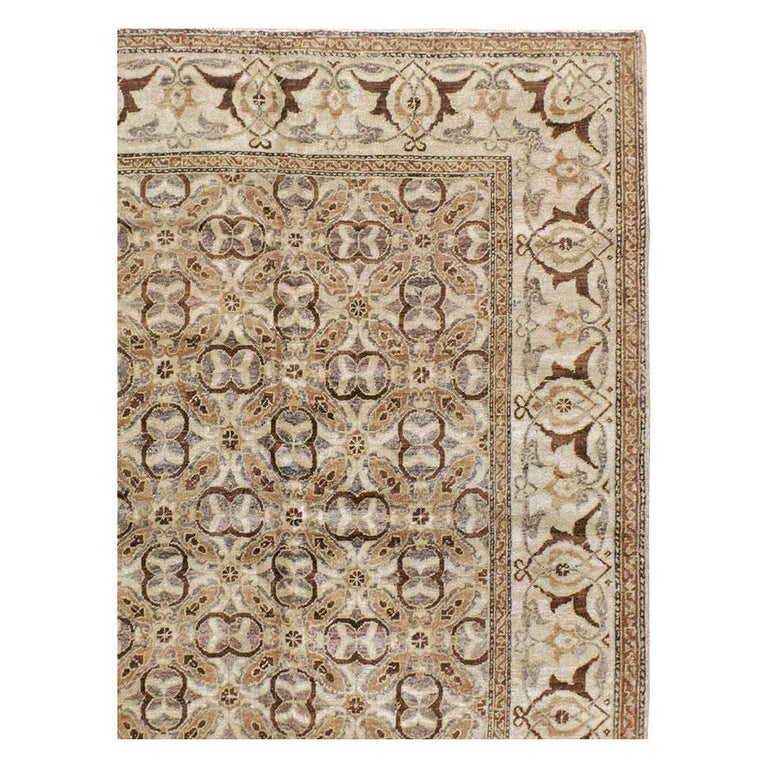 Antique Indian Lahore Room Size Rug For Sale at 1stDibs