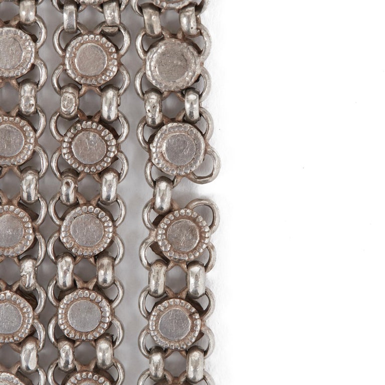 Antique Indian Ornate Silver Metal Belt, 19th-20th Century For Sale at ...