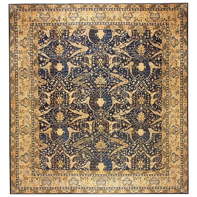 Early 20th Century Indian Carpet with Garrus Design ( 15'8" x 17'8 ...