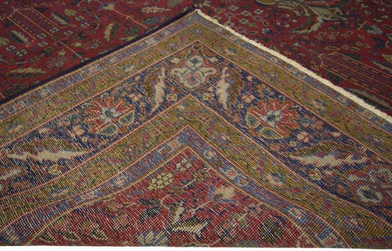 Antique Indian Rug with Traditional Victorian Style and Mughal Design ...