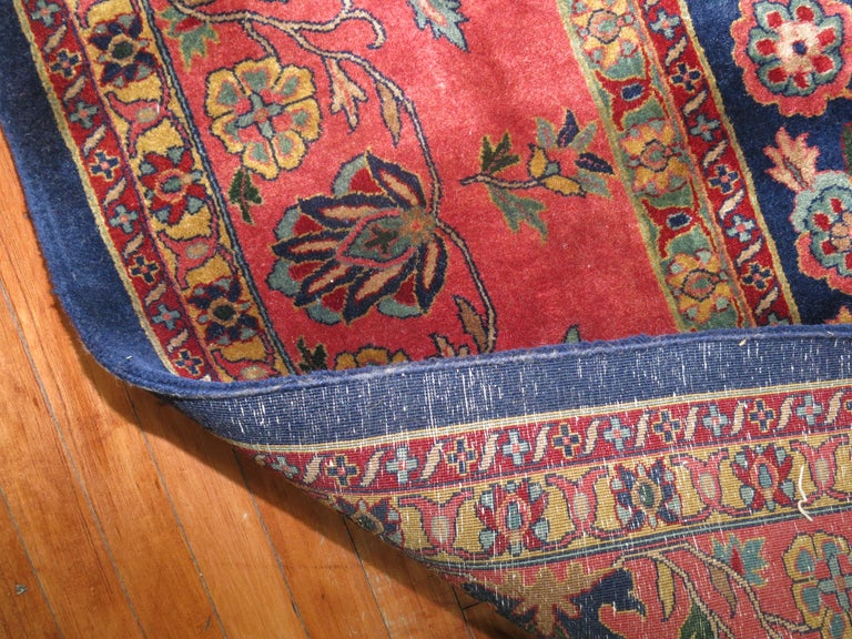 Antique Indian Sarouk Rug For Sale at 1stdibs