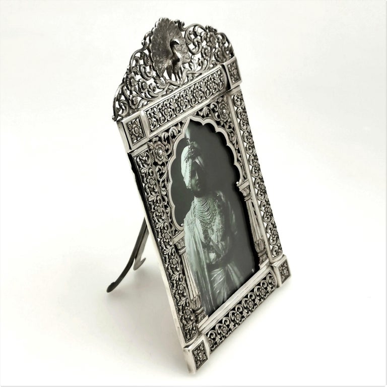 Antique Indian Silver Photograph Frame circa 1880 Bhuj Kutch by ...